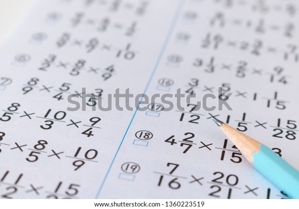 Arithmetic Calculation Problem Stock Photo 1360223519 | Shutterstock