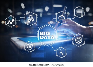 Big Data Network Concept Illustration Showing Stock Vector (Royalty ...