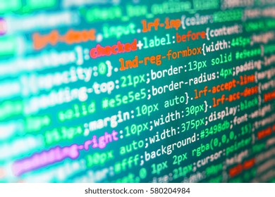 Web Site Codes On Computer Monitor Stock Photo 521112745 | Shutterstock