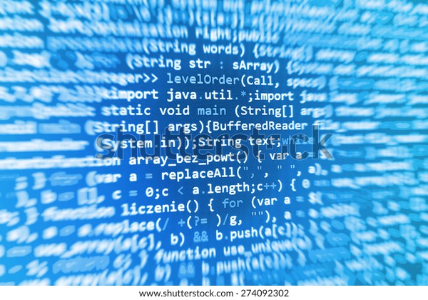 Coding Programmer Abstract Background Computer Language Stock Photo 274092302 | Shutterstock