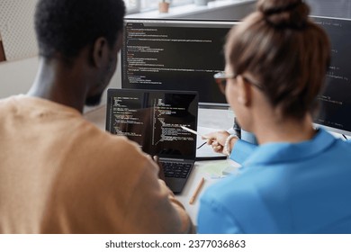 Developer Working Security Codes On Computer Stock Photo 2377036799 | Shutterstock