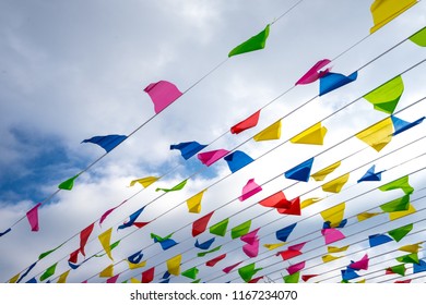 Colorful Flags On Sand Day Light Stock Photo 572881978 | Shutterstock