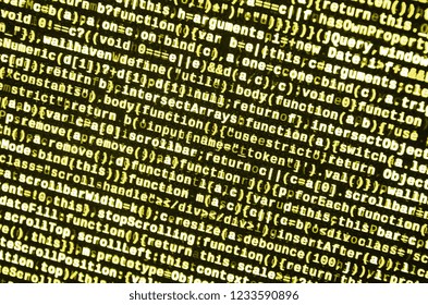 Computer Program Preview Programming Code Typing Stock Illustration ...