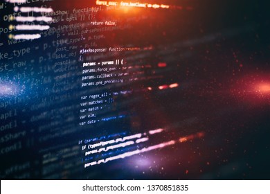 Programming Code Abstract Technology Background Software Stock ...