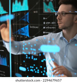 Data Scientist Querying Analysing Visualizing Complex Gambar yang dibuat AI 2294679657 ...