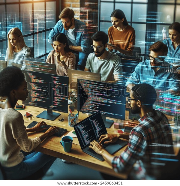 Generative Ai Coding Team AI-generated image 2459863451 | Shutterstock