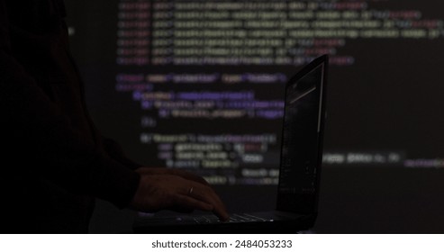 Closeup Coding On Screen Woman Hands Stock Photo 2424651861 | Shutterstock
