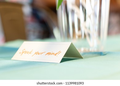 Name Tent Card: Over 91 Royalty-Free Licensable Stock Photos | Shutterstock