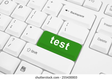 Keyboard Test Button Stock Photo 201327386 | Shutterstock