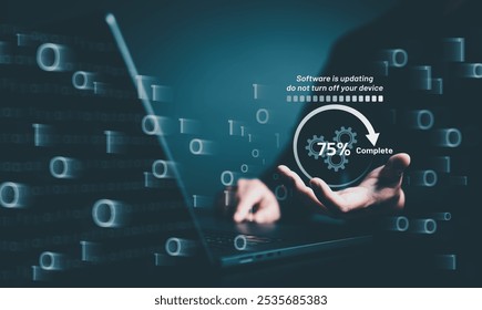 Operating System Firmware Os Upgrade Loading Stock Photo 2530945501 | Shutterstock