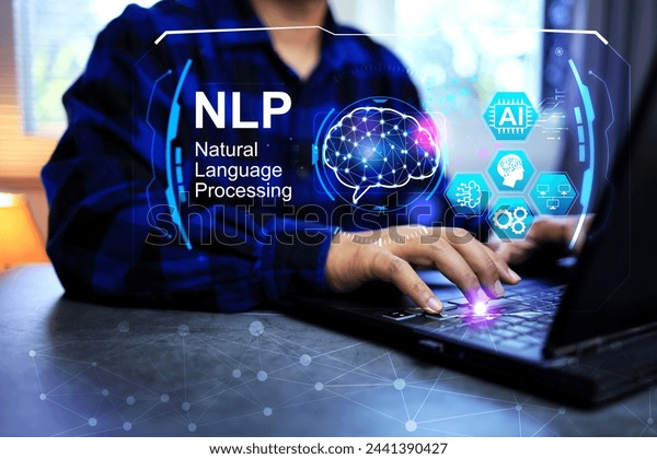 Programmer Developing Nlp Natural Language Processing Stock Photo ...