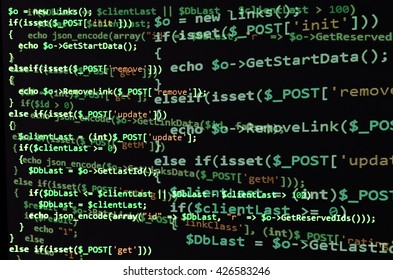 Coding Programmer Abstract Background Computer Language Stock Photo 274092293 | Shutterstock