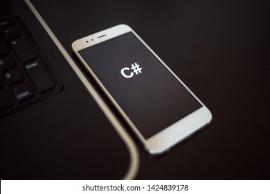 Programming Language C Sharp Mobile Development Stock Photo 1424839178 ...