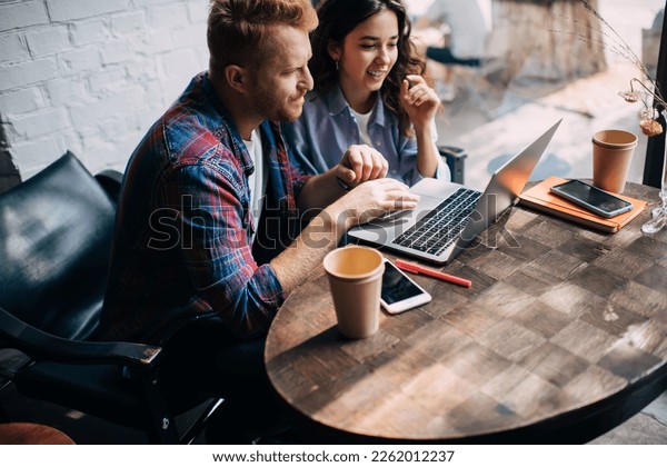 Skilled Male Female Programmers Talking During Stock Photo 2262012237 ...
