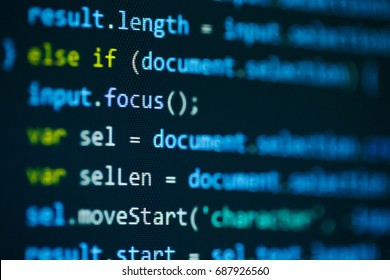 Software Computer Programming Code Stock Photo 687926560 | Shutterstock