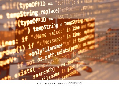 Abstract Computer Programming Code Script Programming Stock Photo 529481848 | Shutterstock