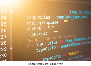 Computer Programming Often Shortened Programming Process Stock Photo ...