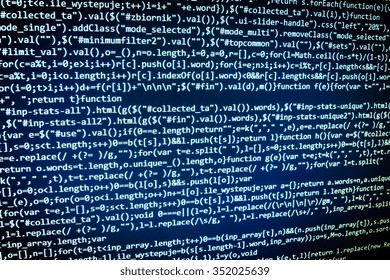 Software Developer Programming Code Abstract Computer Stock Photo ...