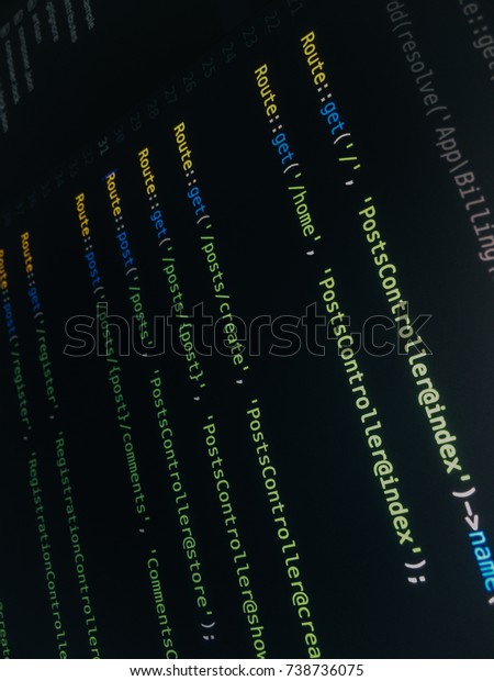Software Development Software Source Code Programming Stock Photo 738736075 | Shutterstock