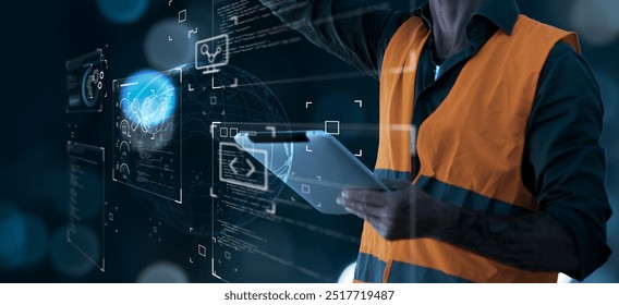 Software Engineering Using Computer Tablet Designing Stock Photo 2517719487 | Shutterstock