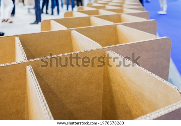 Solid Construction Cardboard Structure Example New Stock Photo ...