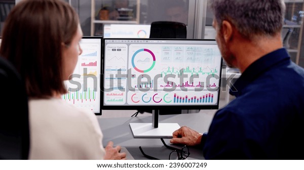 Using Data Analytics View Kpis On Stock Photo 2396007249 | Shutterstock