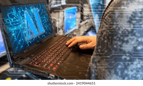 Using Software Artificial Intelligence Programmer Processes Stock Photo 2419044651 | Shutterstock