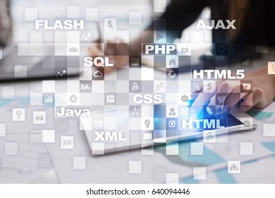 Web Development Programming Internet Technology Concept Stock Photo 640094446 | Shutterstock