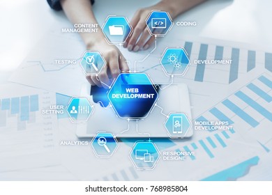 Web Development Programming Internet Technology Concept Stock Photo 741543358 | Shutterstock