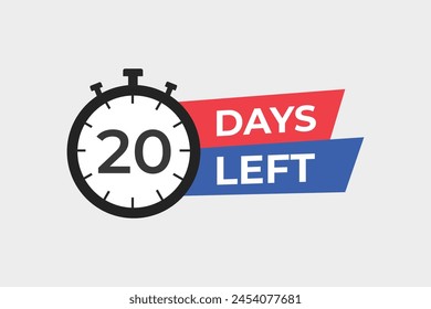 808 20 Days Left Images, Stock Photos, 3D objects, & Vectors | Shutterstock