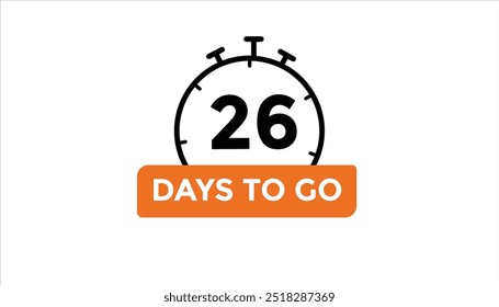 30 Days Go Countdown Number Banner Stock Vector (Royalty Free) 2531128475 | Shutterstock