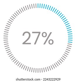 27% 로드 27% 원 다이어그램 Infographics 스톡 벡터(로열티 프리) 2243222929 | Shutterstock