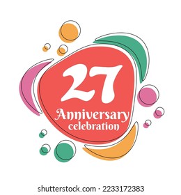4,705 27 Year Anniversary Images, Stock Photos & Vectors | Shutterstock