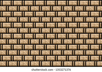 2d Brick Wall Texture Assets Game Stock Vector (Royalty Free ...