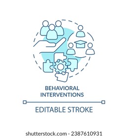2d Editable Blue Behavioral Interventions Icon Stock Vector (Royalty Free) 2387610931 | Shutterstock