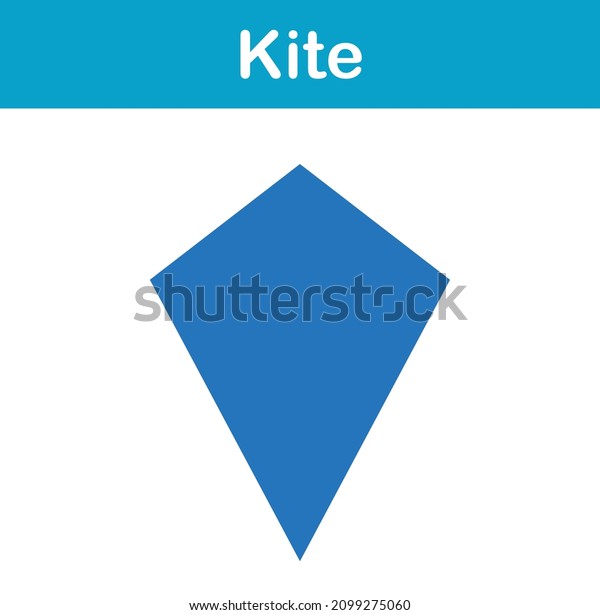2d Geometric Shape Kite Stock Vector (Royalty Free) 2099275060 ...