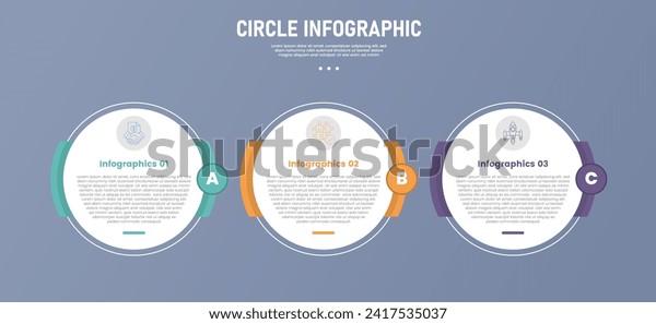 3 Point Circle Infographic Stage Step Stock Vector (Royalty Free) 2417535037 | Shutterstock