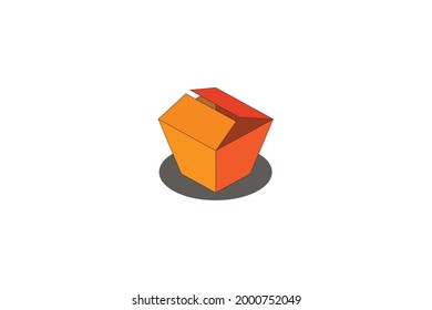 3d Box Logo Unique Simple Easy Stock Vector (Royalty Free) 2000752049 ...