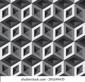 3d Cubes Pattern Stock Vector (Royalty Free) 295599470 | Shutterstock