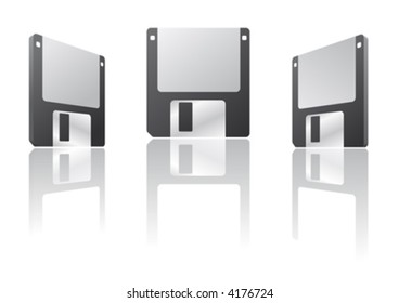 3d Floppy Disk Stock Vector (Royalty Free) 4176724 | Shutterstock
