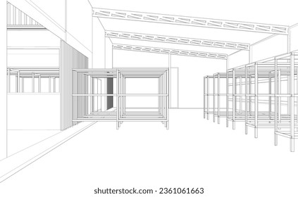 Warehouse Plans Drawings 8+ Thousand Warehouse Floor Plan Royalty Free