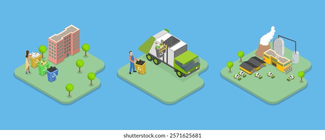 1+ Thousand Rubbish Dump Isometric Royalty-Free Images, Stock Photos ...