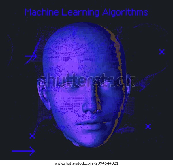 3d Low Poly Wireframe Model Human Stock Vector (Royalty Free ...