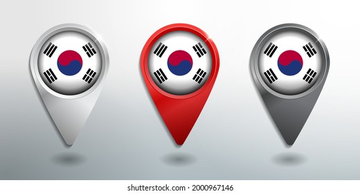 966 South korea map pin 이미지, 스톡 사진 및 벡터 | Shutterstock