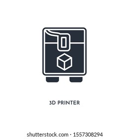 3d Printer Outline Icon Simple Linear Stock Vector (Royalty Free ...