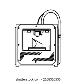 4+ Thousand 3d Printer Outline Royalty-Free Images, Stock Photos ...