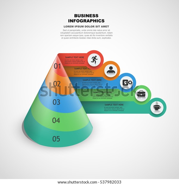3d Pyramid Layers Vector Element Presentation Stock Vector (Royalty ...