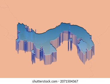 3d Render Map Panama Stock Vector (Royalty Free) 2071504367 | Shutterstock