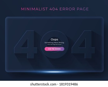 Web Error Pages Layout Vector Design Stock Vector (Royalty Free ...