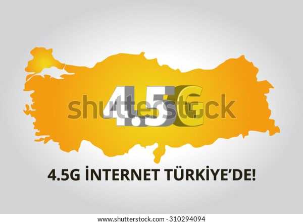 45g Internet Turkey Vector Stock Vector (Royalty Free) 310294094 ...